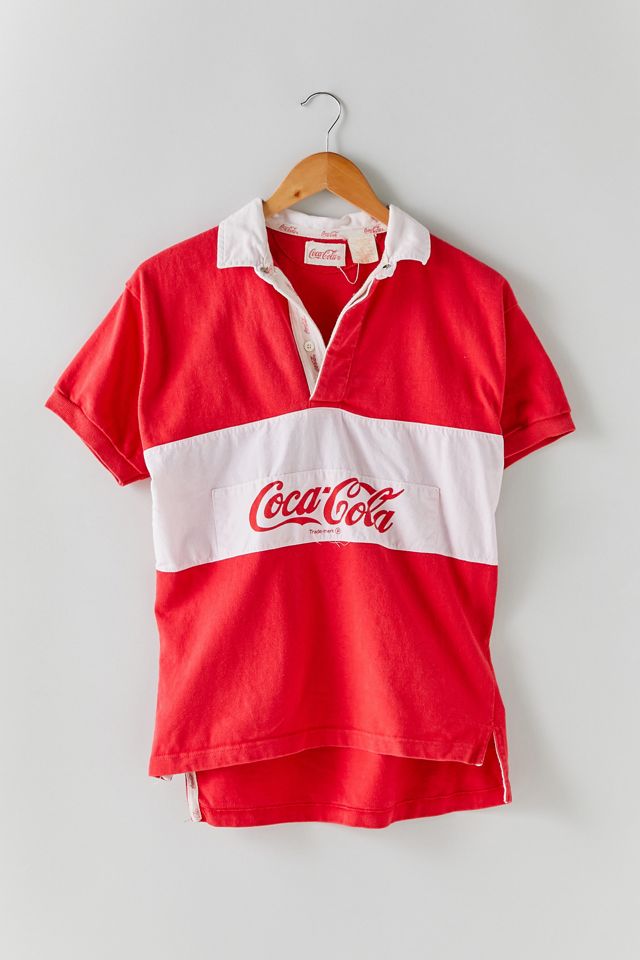 Vintage Coca-Cola Red Rugby Shirt | Urban Outfitters