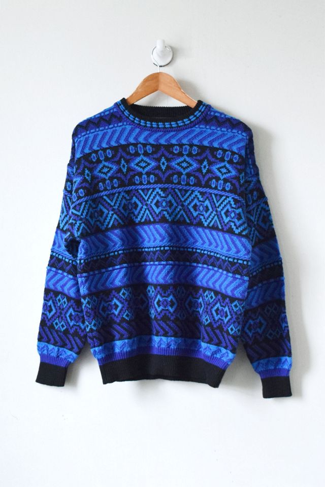 Vintage 90s Geometric Sweater | Urban Outfitters