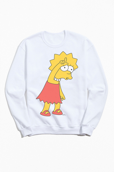 The Simpsons Loser Lisa Crew Neck Sweatshirt | Urban Outfitters Canada