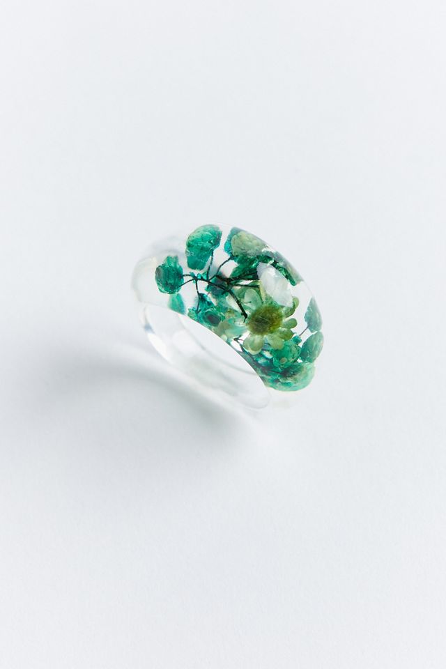 Translucent Floral Ring | Urban Outfitters