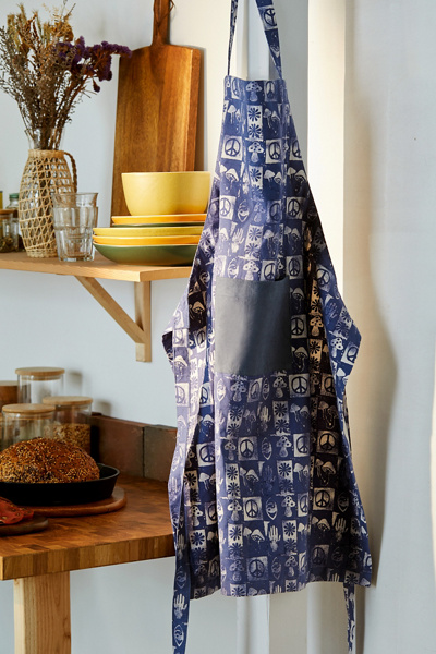 Pax Block Print Apron | Urban Outfitters