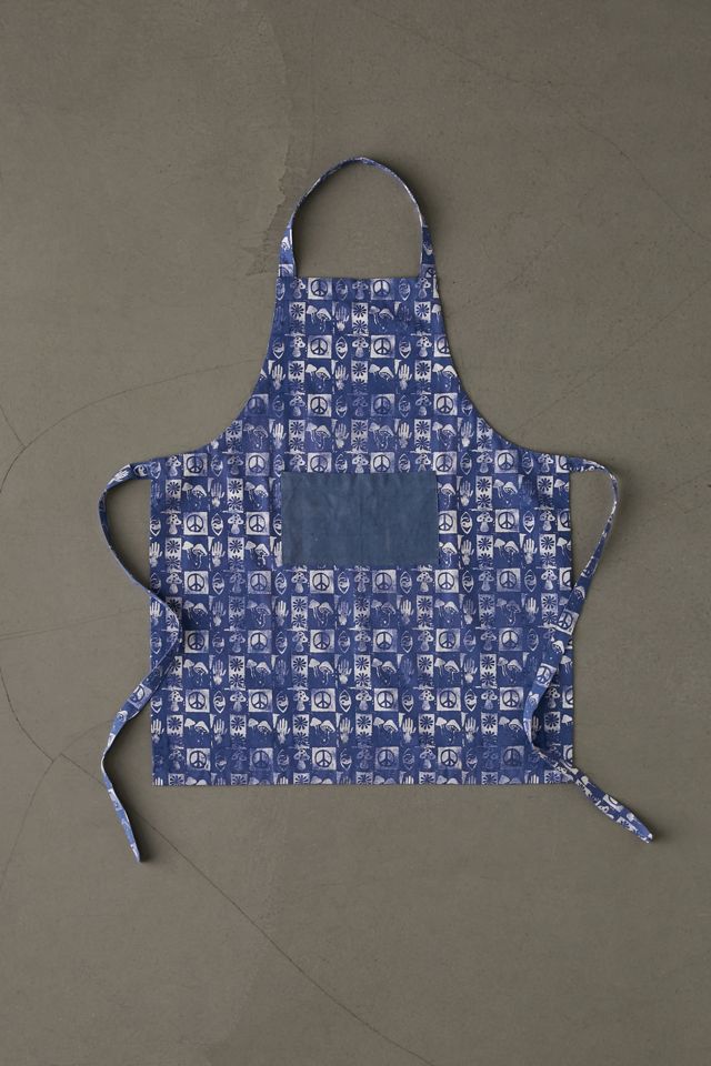 Pax Block Print Apron | Urban Outfitters