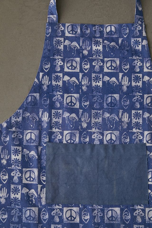 Pax Block Print Apron | Urban Outfitters
