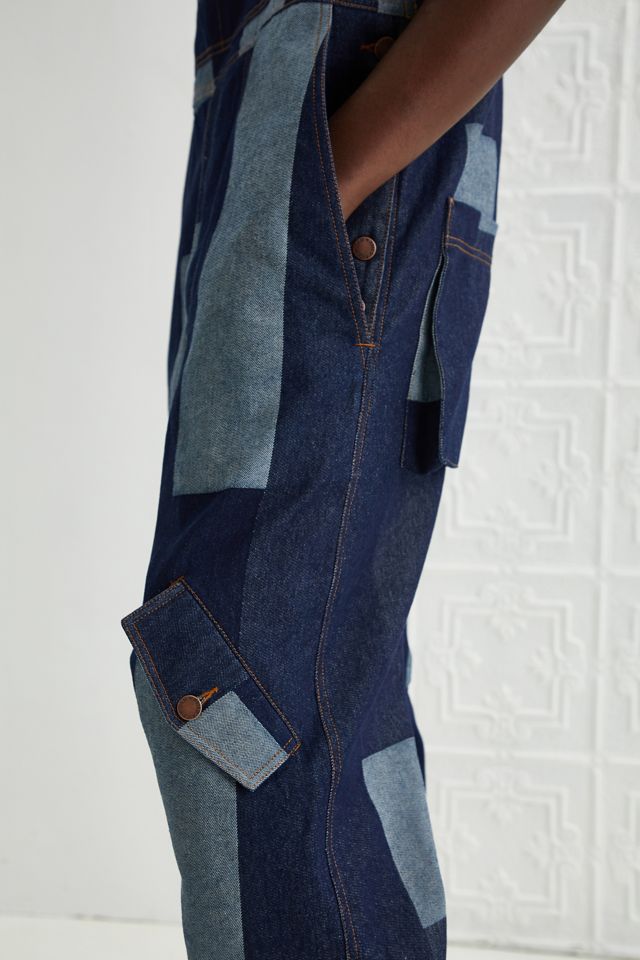 Fried Rice Denim Patchwork Overall | Urban Outfitters