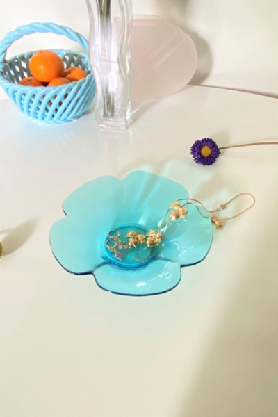 Y2K Glass Flower Catch-all Dish | Urban Outfitters