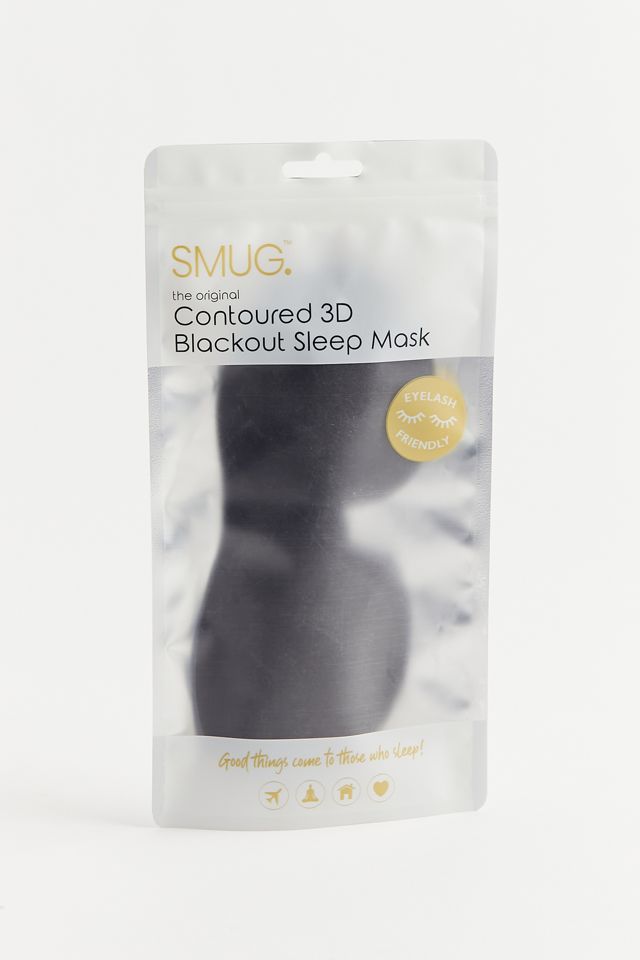 SMUG The Original Contoured 3D Blackout Sleep Mask | Urban Outfitters