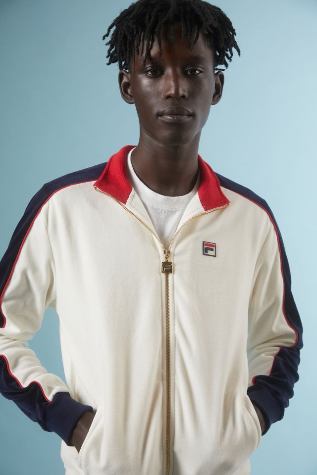 FILA Cima Velour Jacket Urban Outfitters Canada