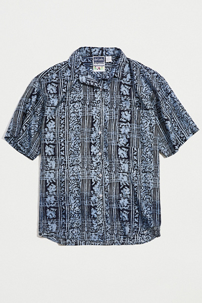 2nd Base Vintage Patterned Silk Shirt | Urban Outfitters