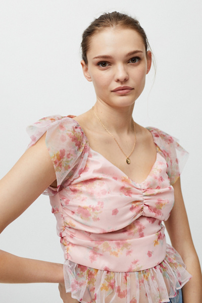 Contenta UO Exclusive Kyra Corset Top | Urban Outfitters