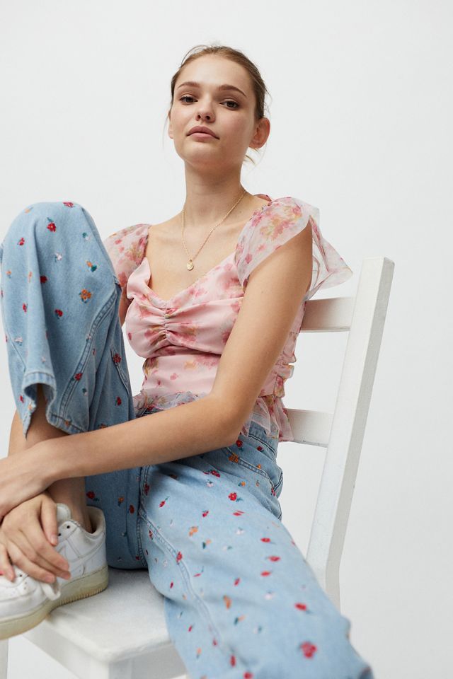 Contenta UO Exclusive Kyra Corset Top | Urban Outfitters Canada