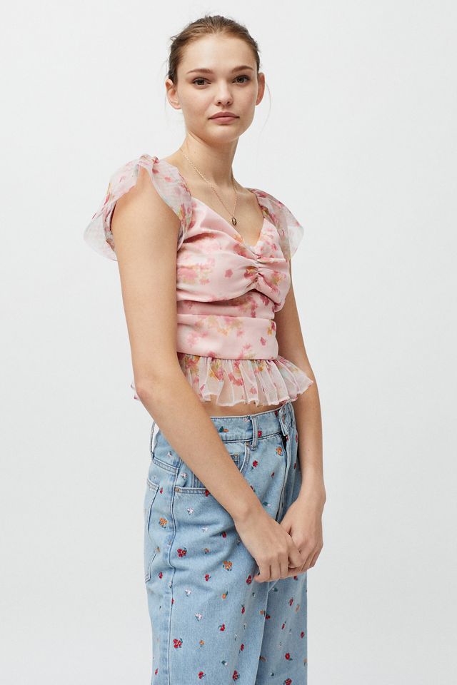 Contenta UO Exclusive Kyra Corset Top | Urban Outfitters Canada