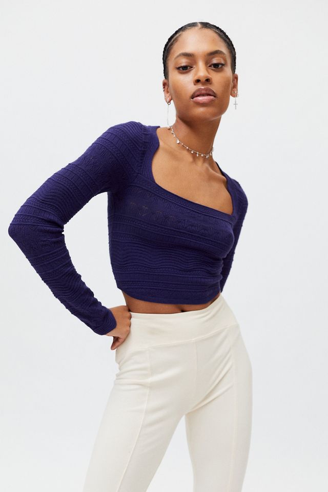 UO Siouxsie Square Neck Sweater | Urban Outfitters Canada