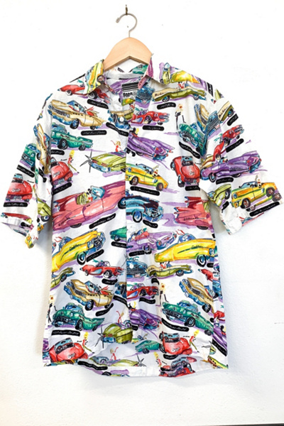 Vintage Cars Galore Button-Up Shirt | Urban Outfitters