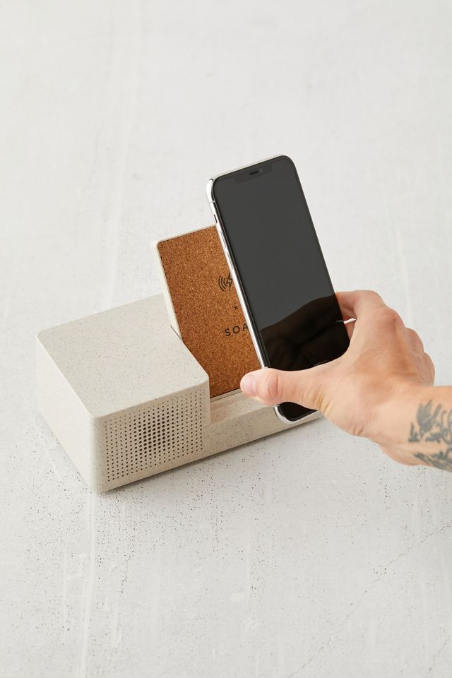 SOAR Eco-Friendly Wheat Fiber Wireless Bluetooth Speaker Charging Stand ...