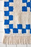 Checkerboard Border Runner Bath Mat | Urban Outfitters
