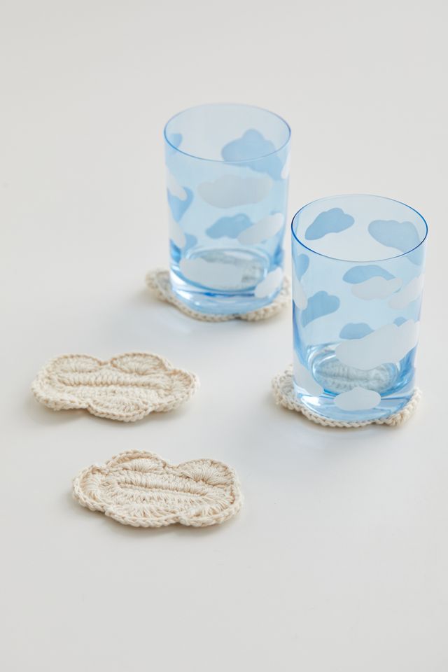 Cloud Crochet Coaster Set | Urban Outfitters
