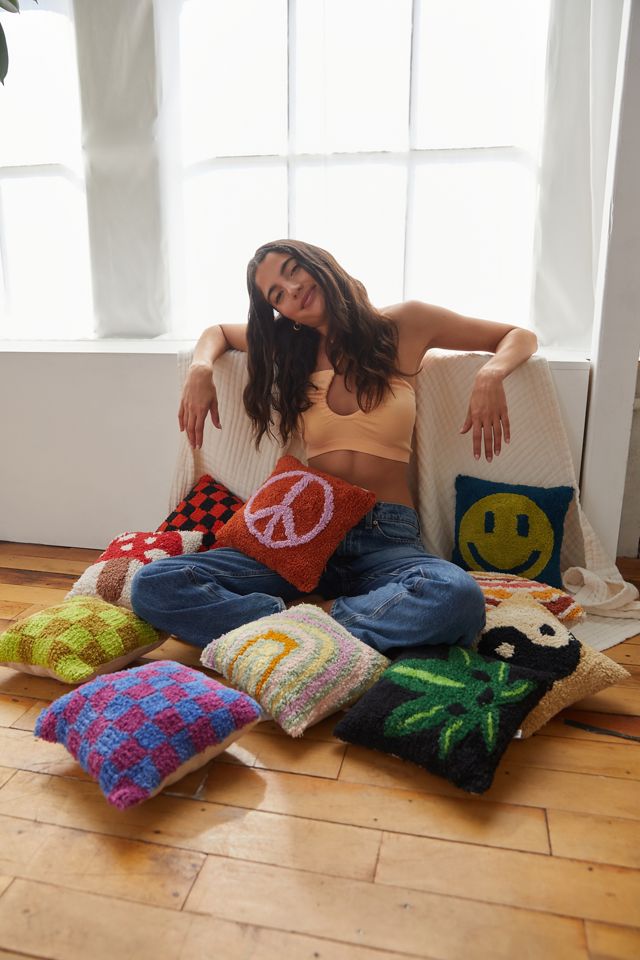 Leaf Buddy Mini Tufted Throw Pillow | Urban Outfitters