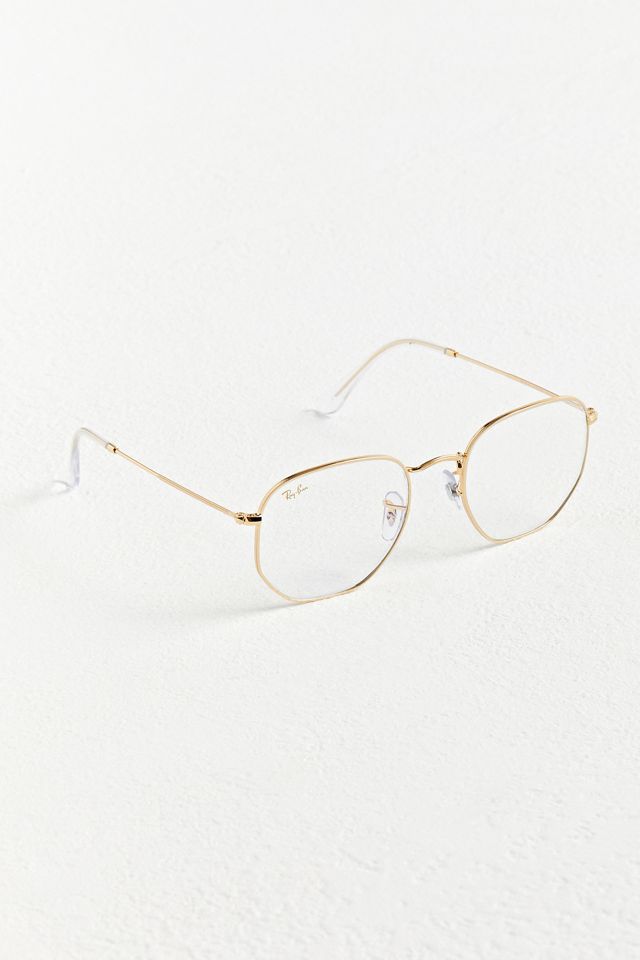 Ray-Ban Hexagonal Blue Light Glasses | Urban Outfitters