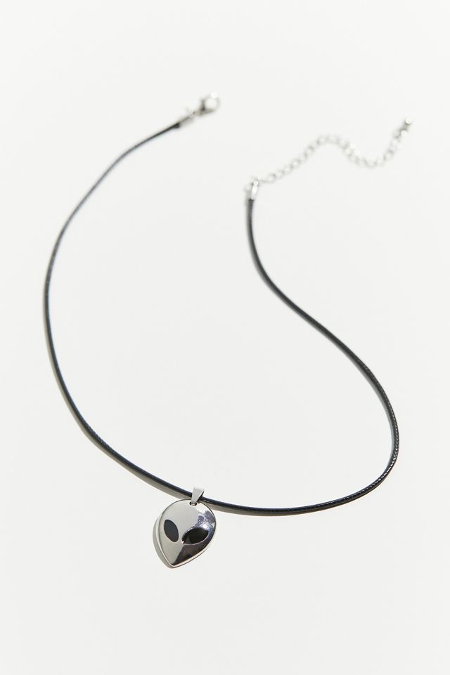 Corded Alien Pendant Necklace | Urban Outfitters
