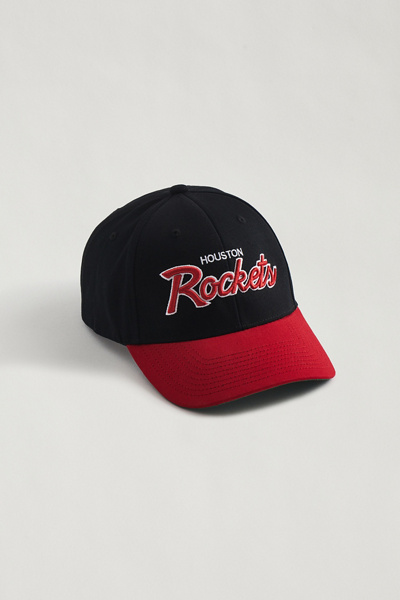 Mitchell & Ness Houston Rockets Two-Tone Script Baseball Hat | Urban ...