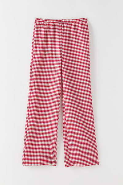 Vintage '70s Red Houndstooth Pant | Urban Outfitters Canada