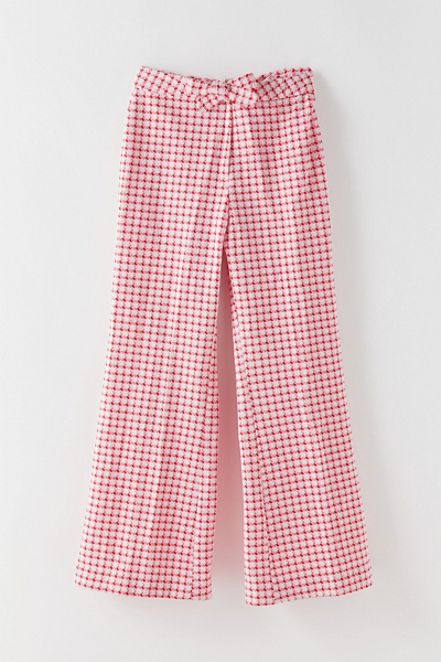 Vintage Pink Check Pant | Urban Outfitters Canada