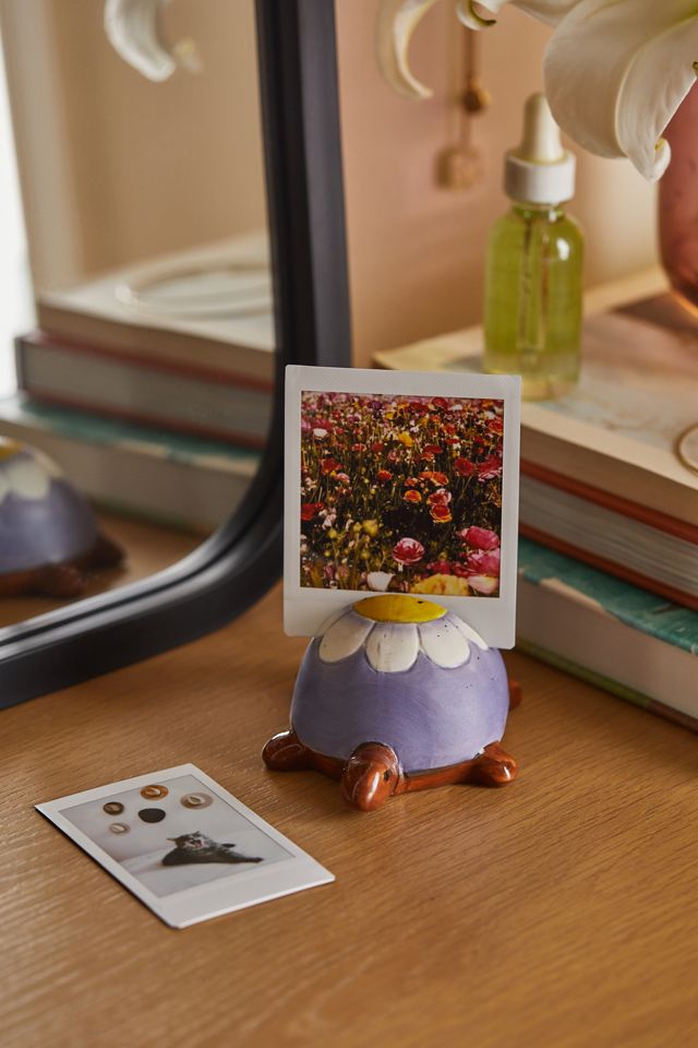 Ceramic Turtle Photo Stand | Urban Outfitters