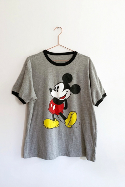 Vintage Mickey Mouse Ringer Tee | Urban Outfitters