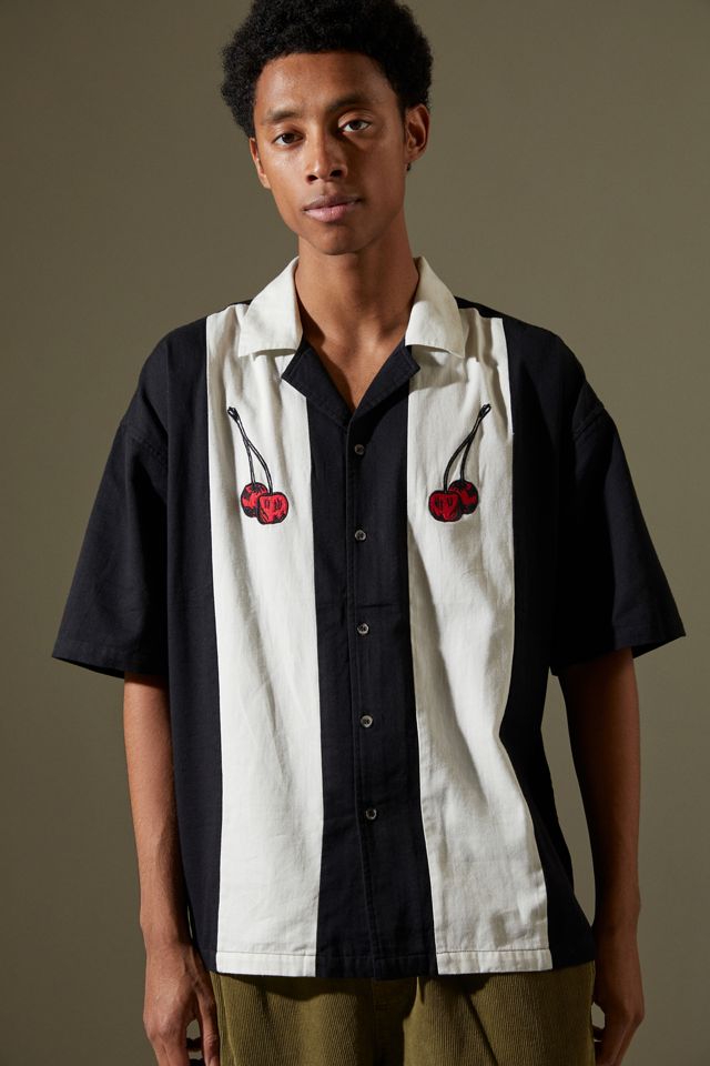 UO Cherry Bowling Shirt | Urban Outfitters