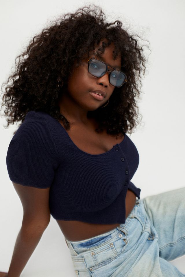 Harley Square Aviator Sunglasses | Urban Outfitters