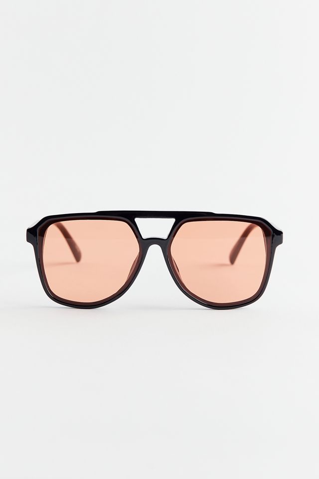 Mika Plastic Aviator Sunglasses | Urban Outfitters