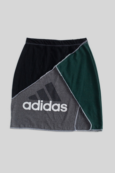Frankie Collective Rework adidas Patchwork Skirt | Urban Outfitters