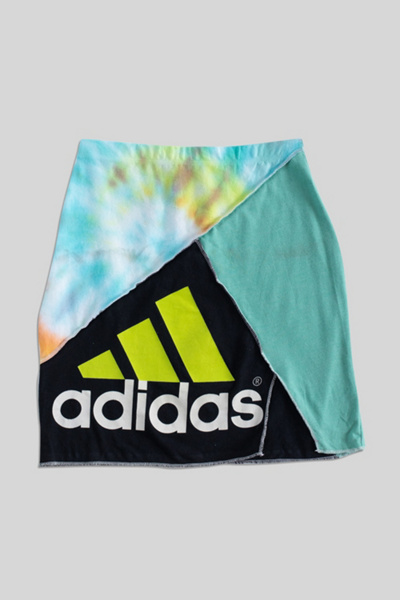 Frankie Collective Rework adidas Patchwork Skirt | Urban Outfitters