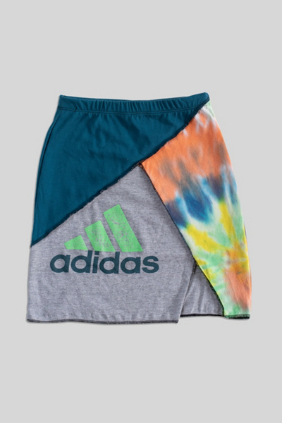 Frankie Collective Rework adidas Patchwork Skirt | Urban Outfitters