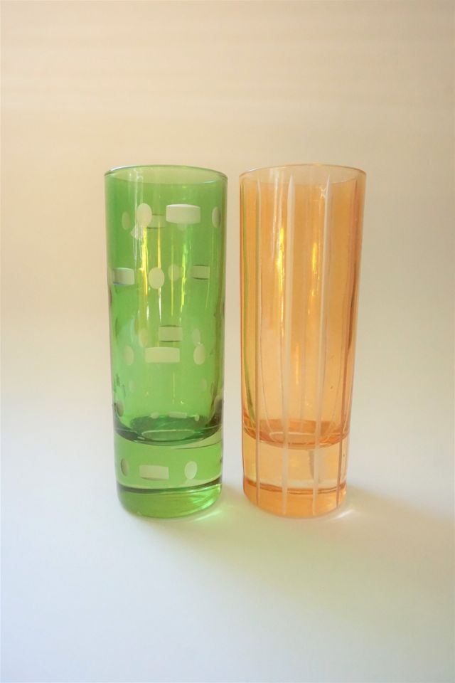 Vintage Etched Shot Glass Set | Urban Outfitters