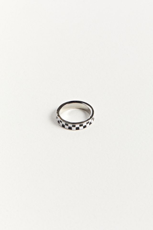 Checker Band Ring | Urban Outfitters