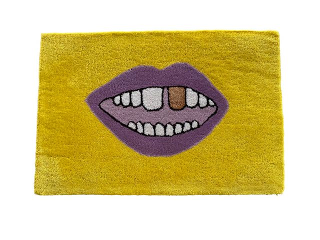 Relic Home x Salt Ceramics Yellow Gold Tooth Rug | Urban Outfitters