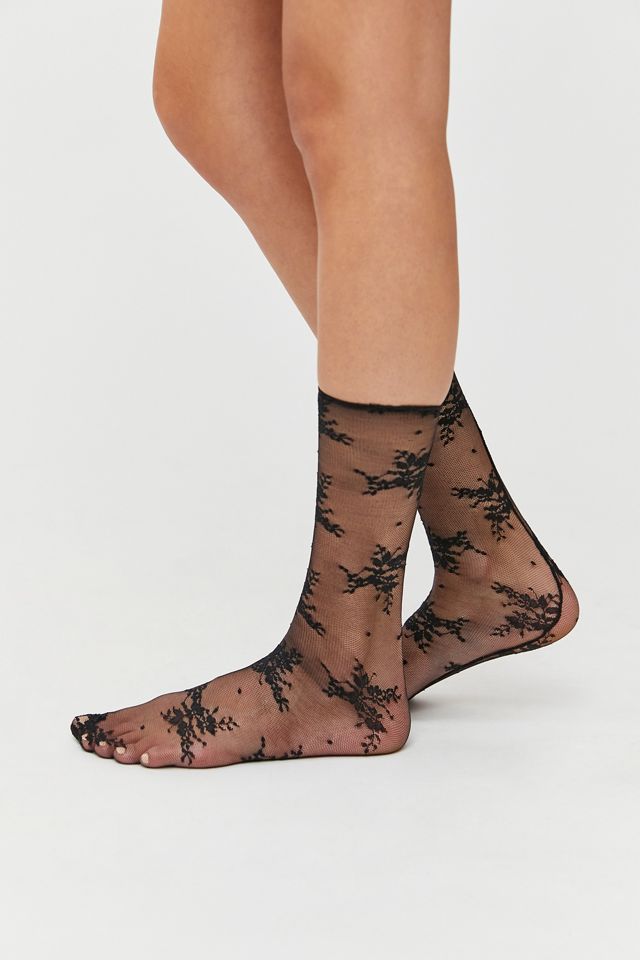 Emma Lace Nylon Sock | Urban Outfitters Canada