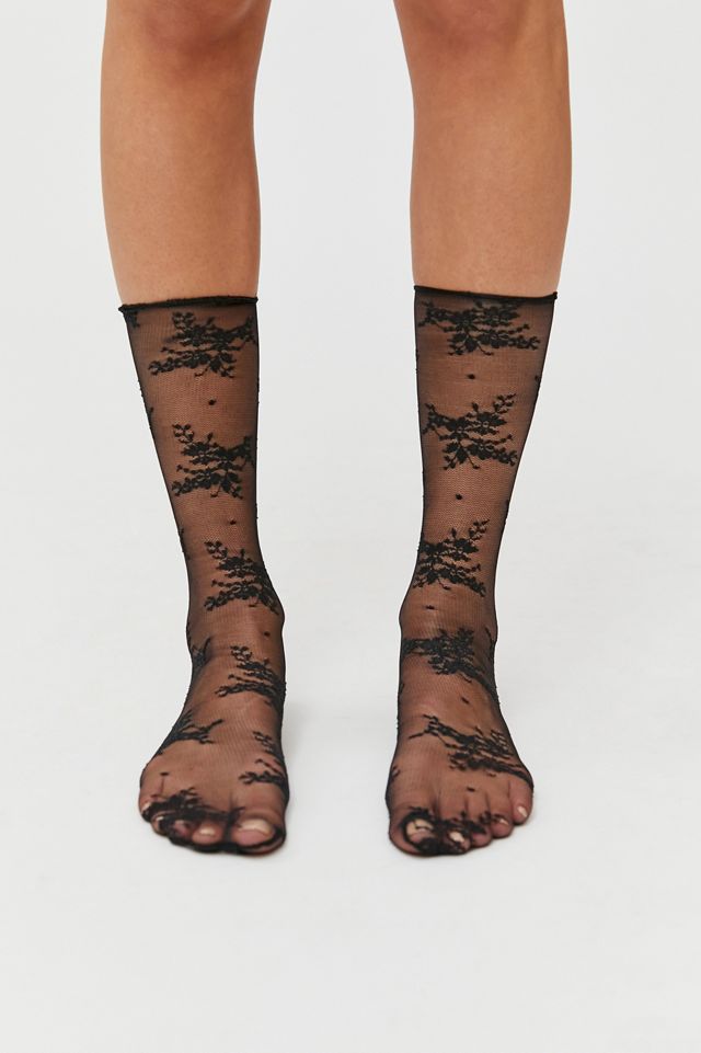 Emma Lace Nylon Sock | Urban Outfitters Canada