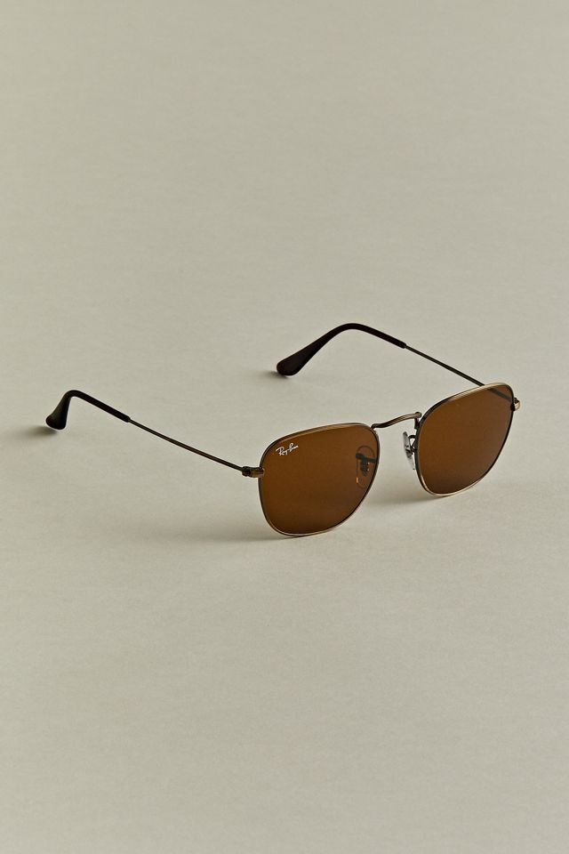 Ray-Ban Frank Round Metal Sunglasses | Urban Outfitters
