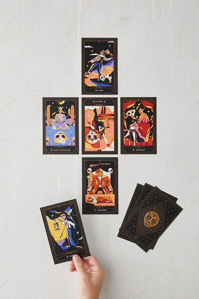 The Sugar Skull Tarot Deck and Guidebook By David A Ross | Urban Outfitters