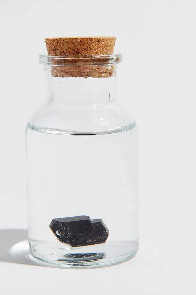 Ark Made Black Tourmaline Moon Water Jar | Urban Outfitters