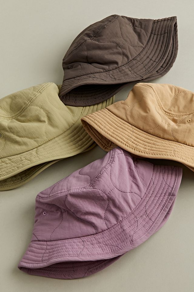 Quilted Nylon Bucket Hat | Urban Outfitters