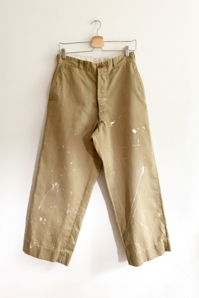 Vintage 50s Paint Splattered Chinos | Urban Outfitters