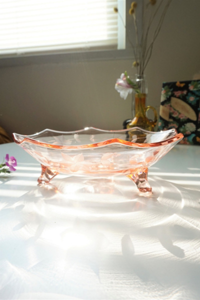 Vintage Etched Glass Catch-all | Urban Outfitters