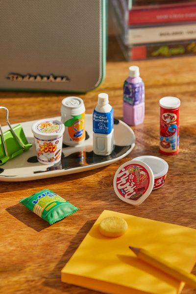 Snack & Drink Eraser Set | Urban Outfitters