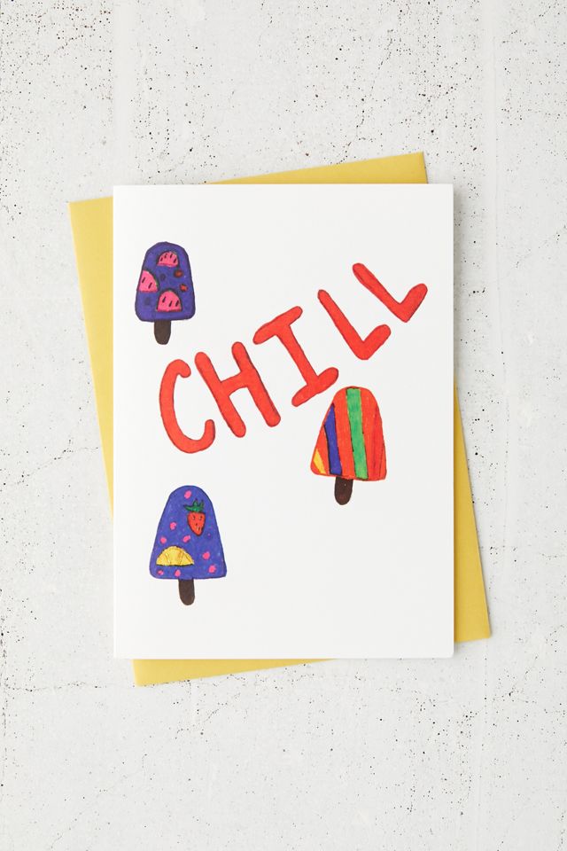 Zaria Cards Chill Birthday Card | Urban Outfitters