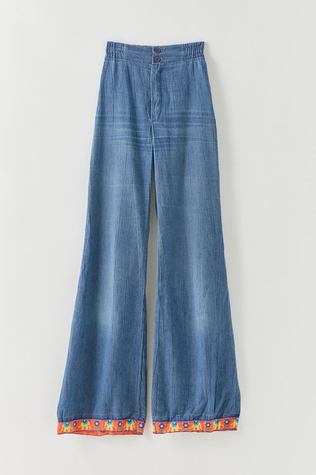 Vintage Chambray Pull-On Pant | Urban Outfitters