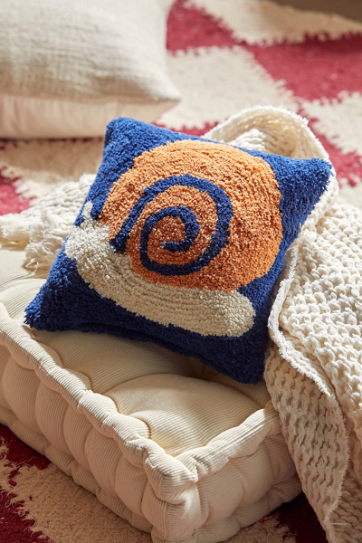 Snail Tufted Mini Throw Pillow | Urban Outfitters