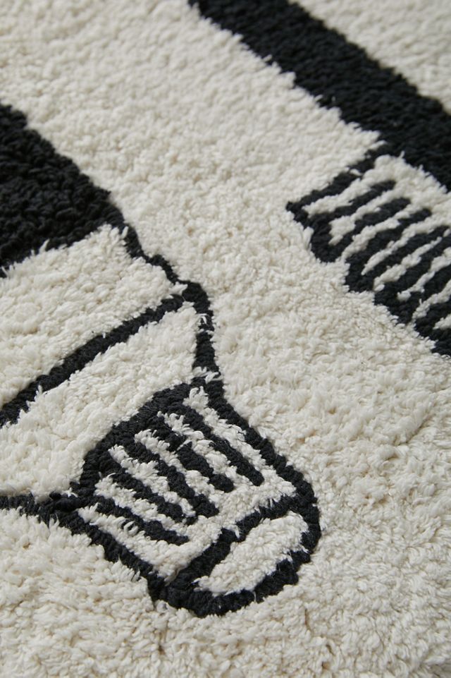 Bathroom Icons Bath Mat | Urban Outfitters